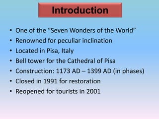 Leaning Tower Pisa | PPTX