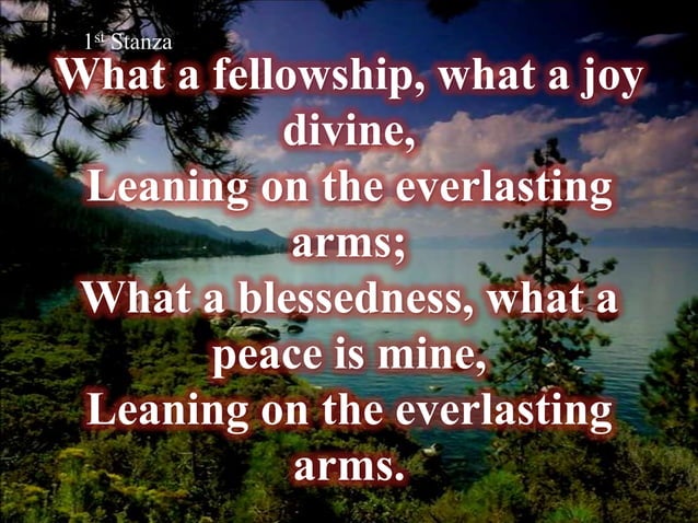Leaning on the Everlasting Arms | PPTX