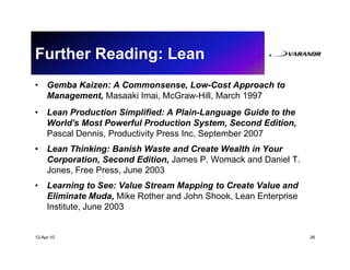 Lean In Healthcare 12 Apr 10 [Compatibility Mode] | PDF