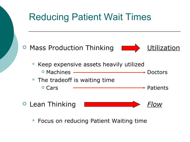 Lean in Hospitals | PPT