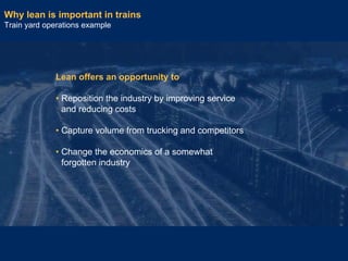 Lean in Offices, Hospitals, Planes and Trains | PPT