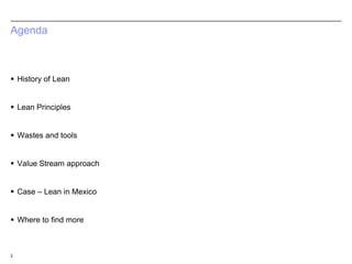 Lean introduction | PPTX | Mechanical and Industrial Engineering ...
