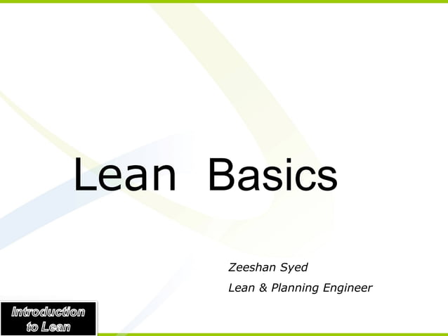 Lean introduction | PPT