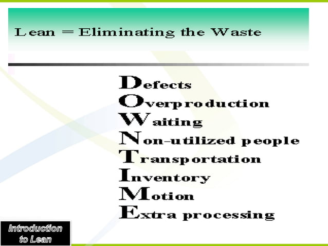 Lean introduction | PPT