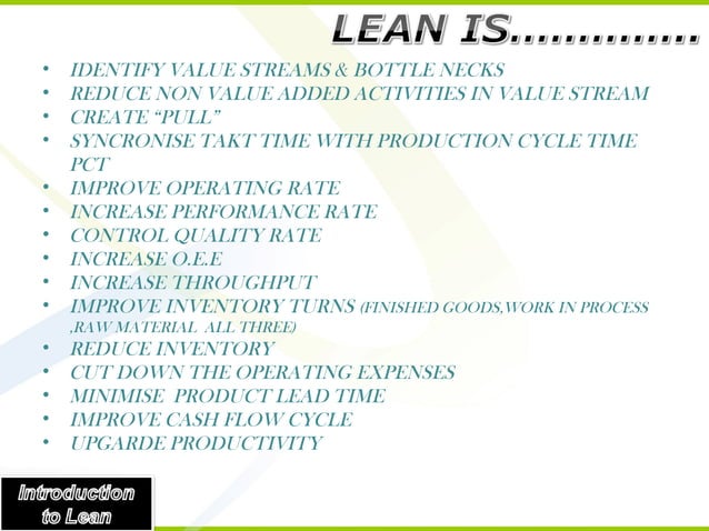 Lean introduction | PPT
