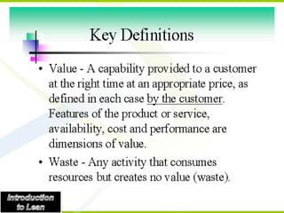 Lean introduction | PPT