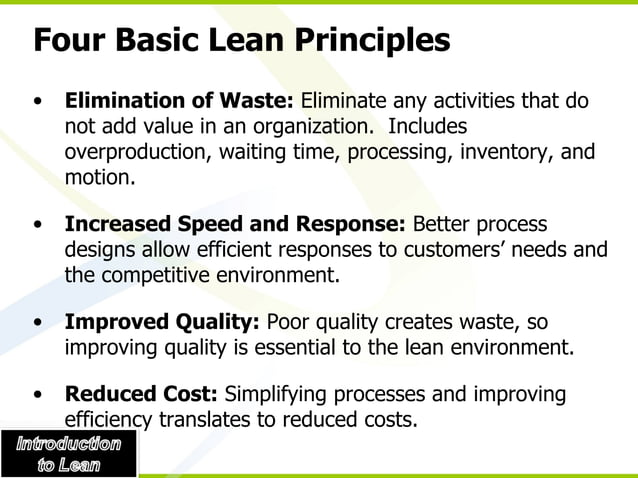 Lean introduction | PPT