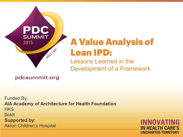 PDC_2015_Lean_IPD | PPT | Free Download