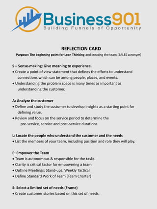 Lean is Simple Card Deck | PDF