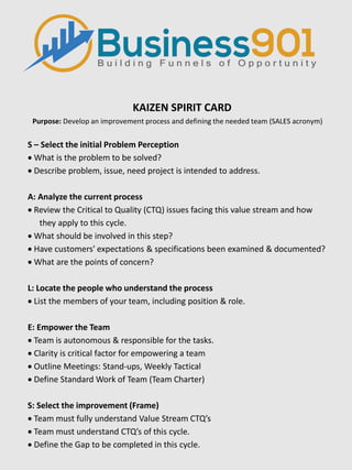 Lean is Simple Card Deck | PDF