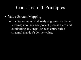 Lean Information Technology | PPT