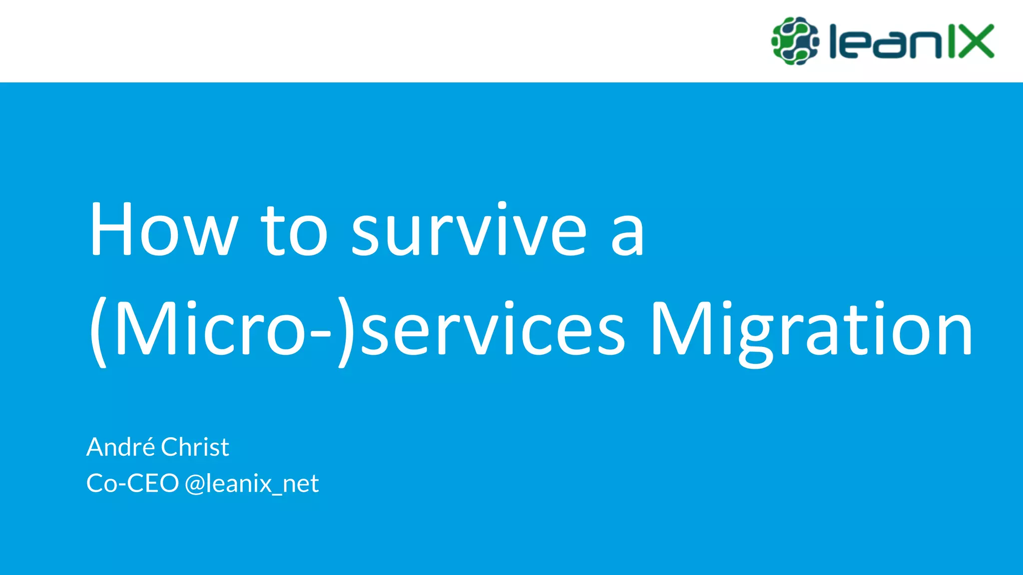 Leanix Architecture Gathering 2018 Pdf