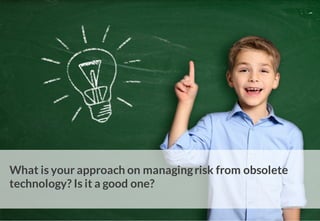 How to manage technology obsolescence with LeanIX Enterprise ...