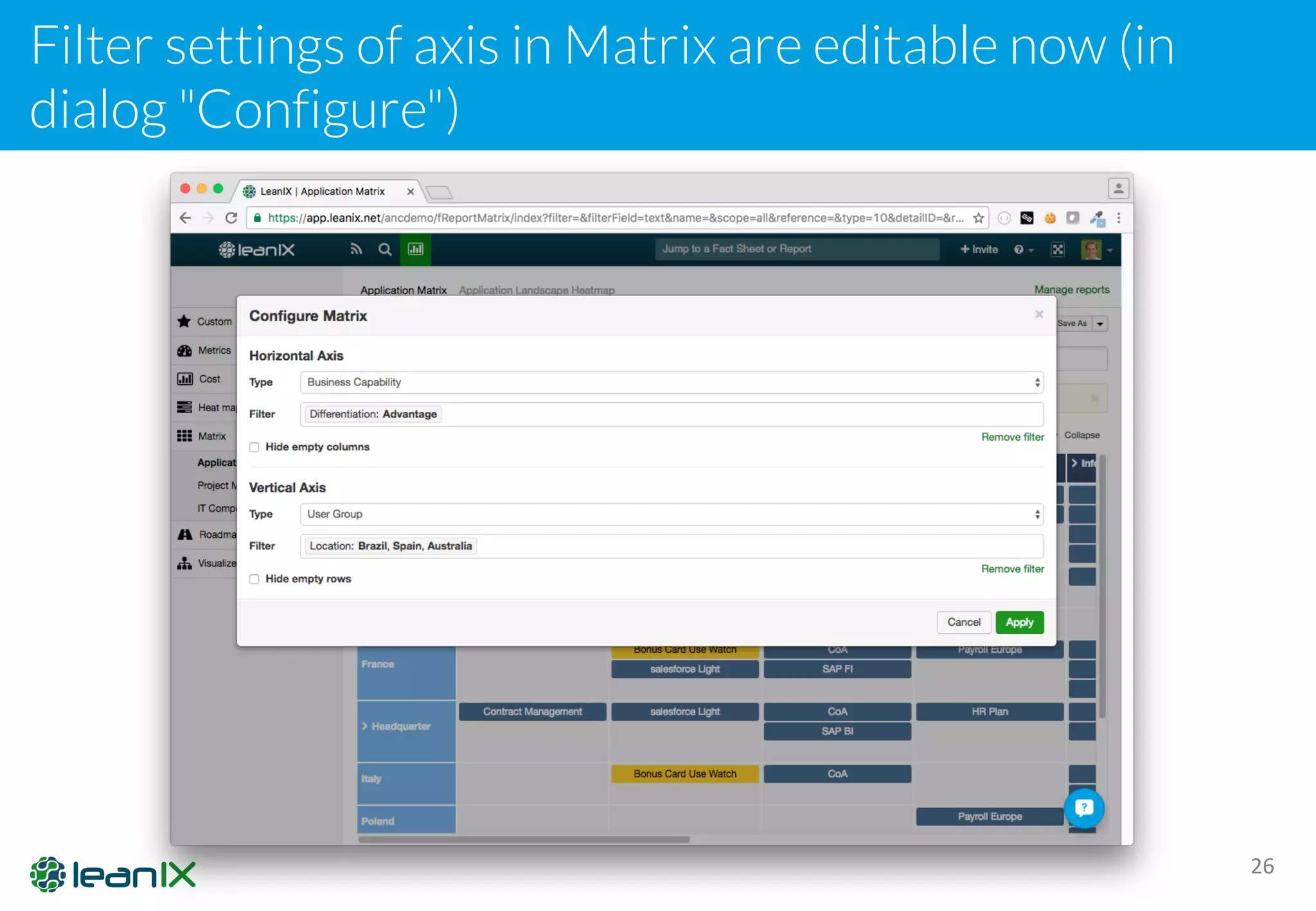 LeanIX Enterprise Architecture Management - Release Notes 3.3 | PDF