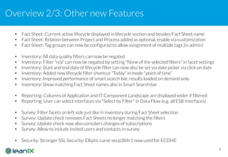 LeanIX Enterprise Architecture Management - Release Notes 3.3 | PDF