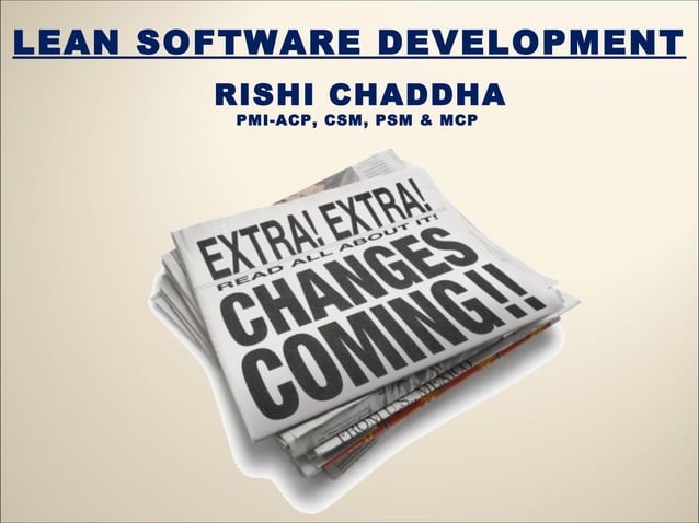 Lean Software Development & Kanban | PPT