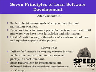 Lean Software Development & Kanban | PPT