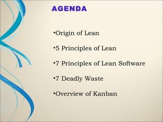 Lean Software Development & Kanban | PPT