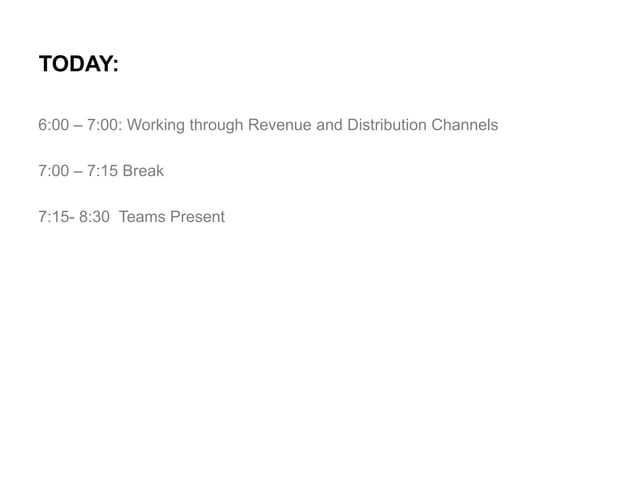 NYU ITP Lean LaunchPad Class 4 | PPT