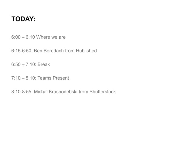 NYU ITP Lean LaunchPad 3.31.14