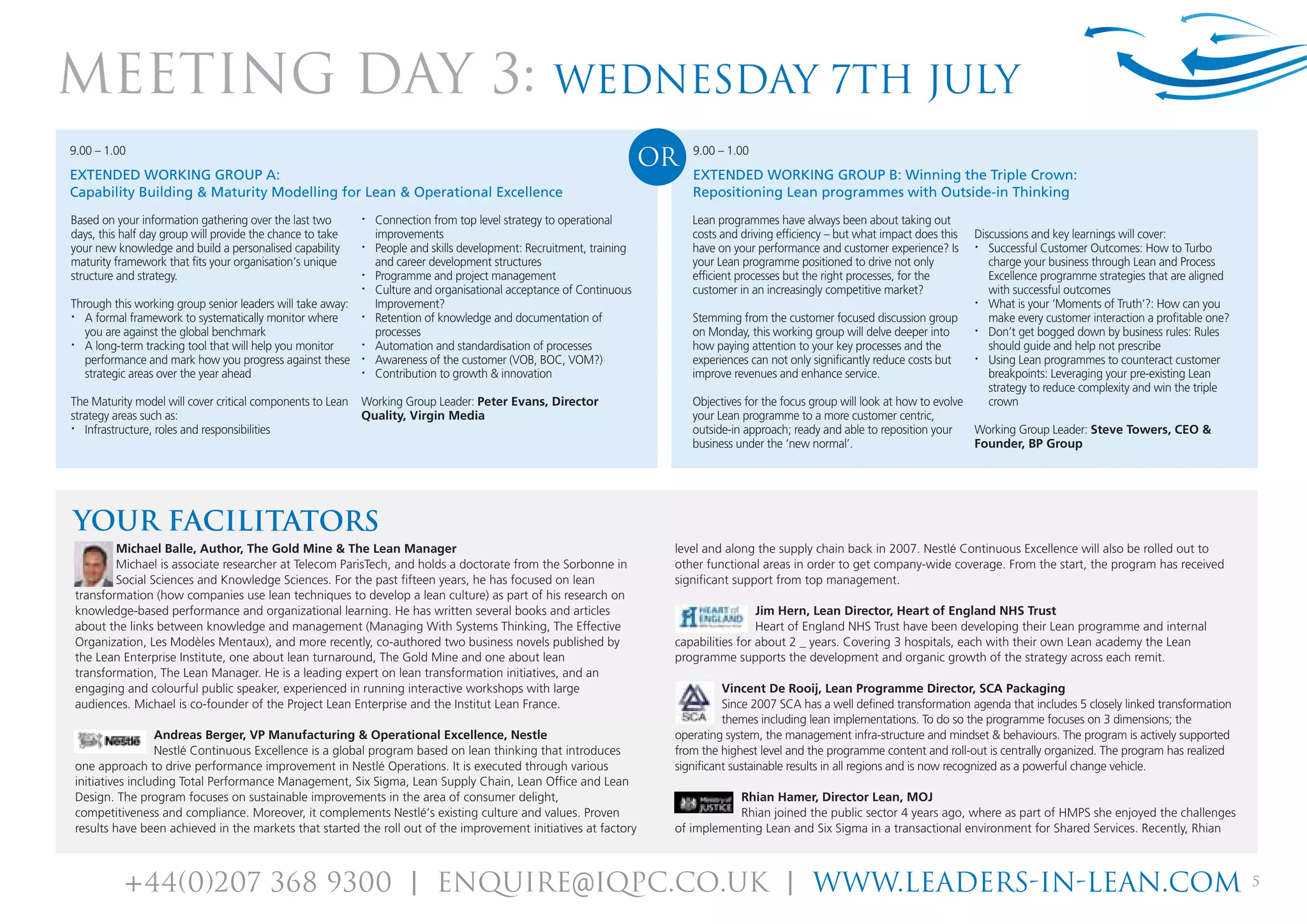 Lean leaders6 | PDF | Business Expos & Conferences | Events