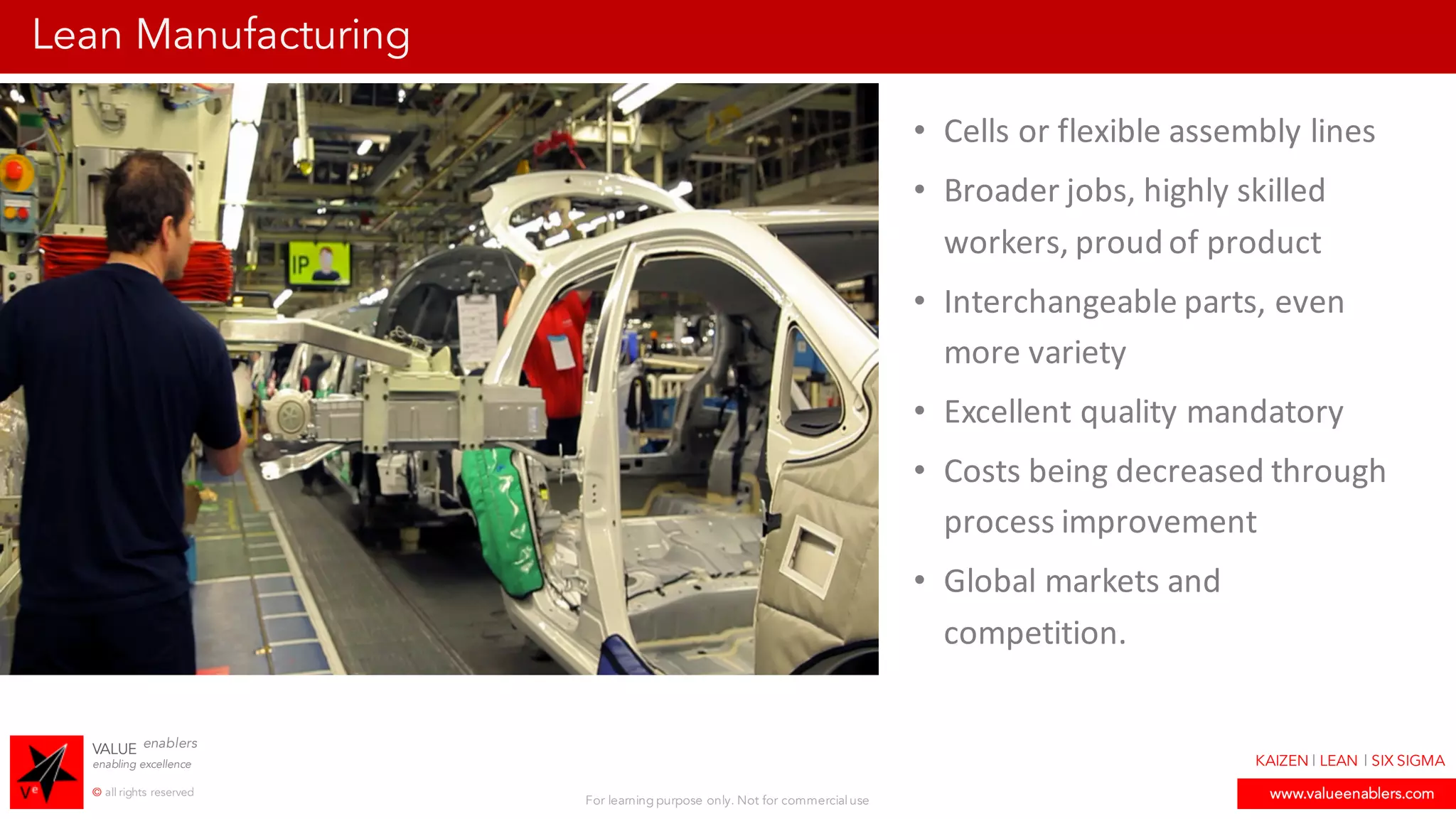 VALUE enablers _ Introduction to LEAN _LLS_001-v1 | PDF