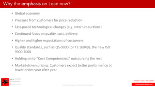 VALUE enablers _ Introduction to LEAN _LLS_001-v1 | PDF