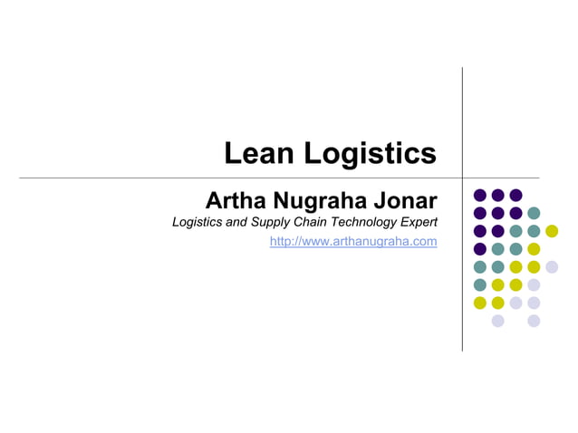 Lean logistics | PPT