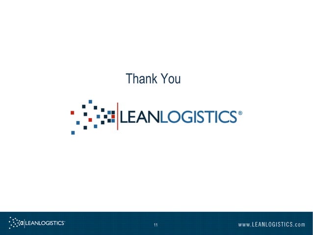 LeanLogistics Introductory Presentation | PPT