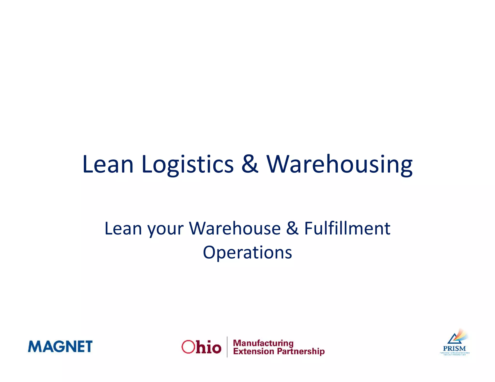 Lean logistics and warehousing final | PDF