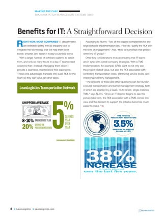 Leanlogistics mtc tms | PDF | Logistics and Transportation Industry ...