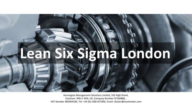 Lean SIX SIGMA London 2017 conference | PPTX | Business Expos ...
