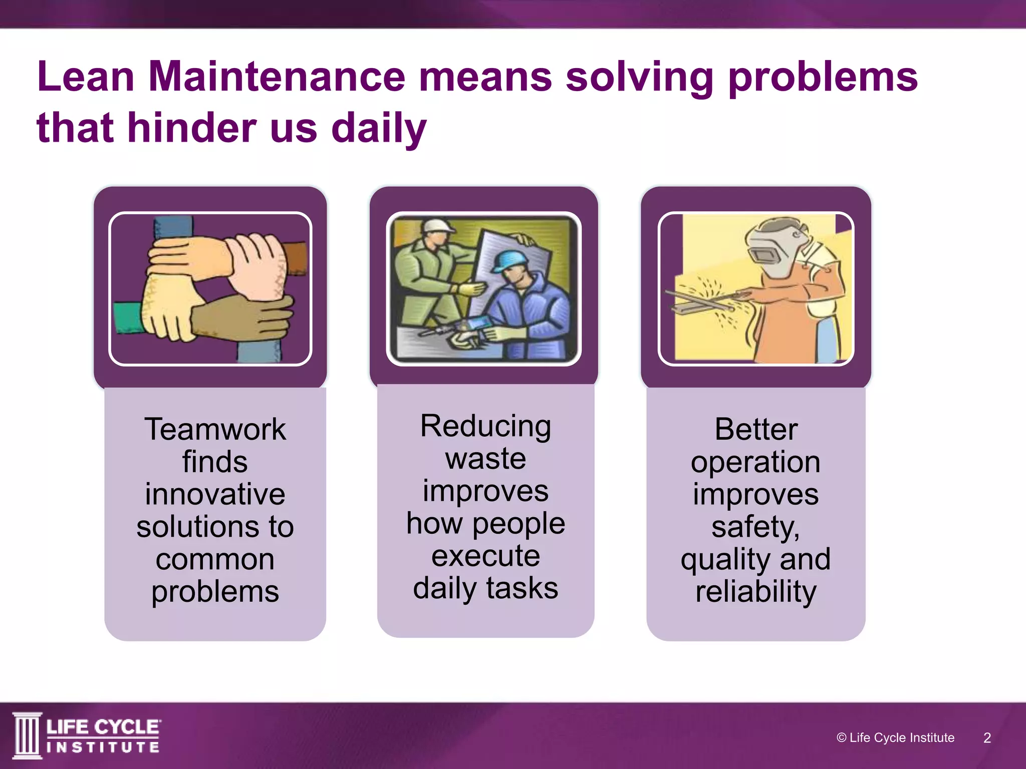 Lean Maintenance Training | PPTX
