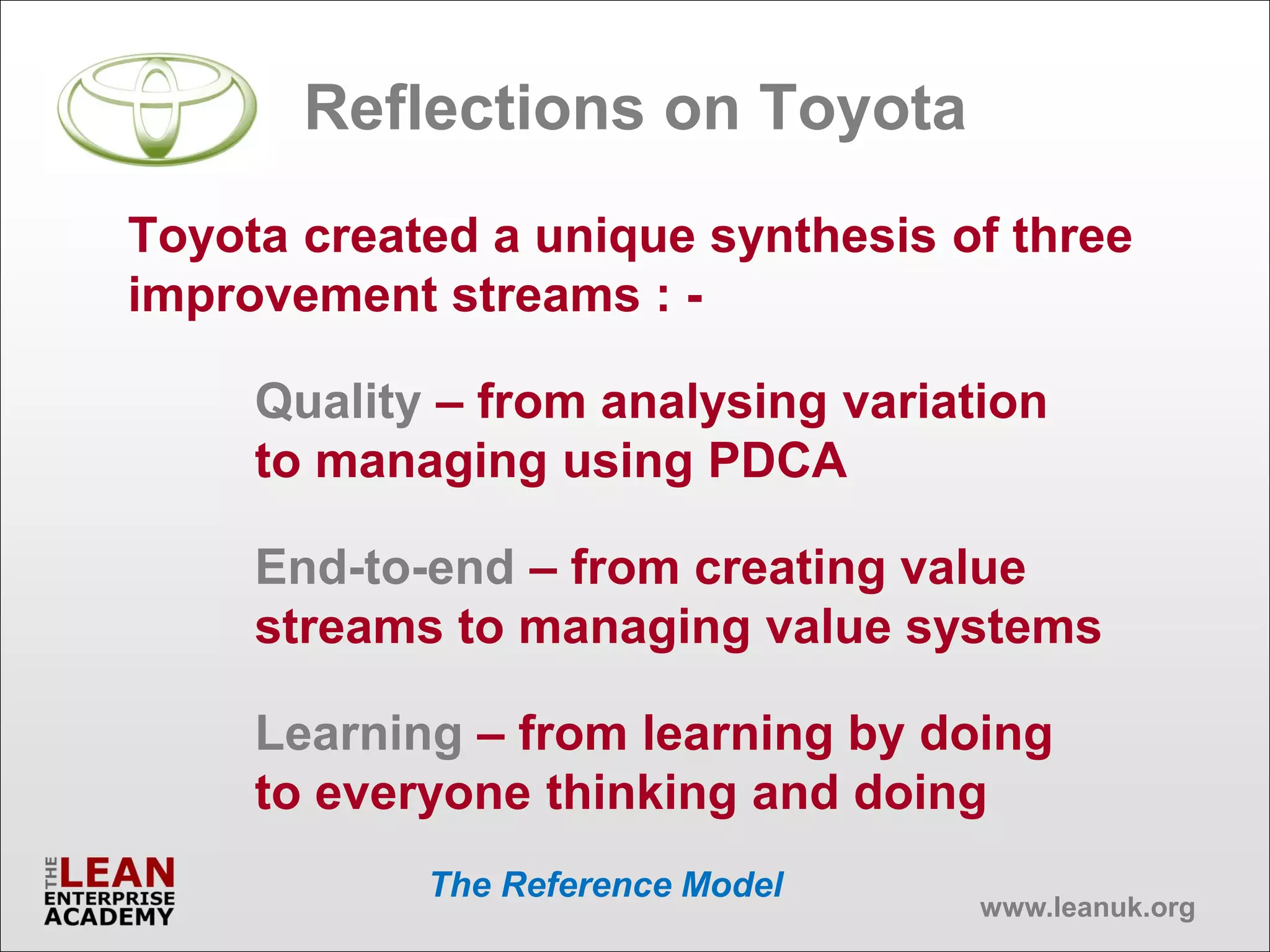 Lean Management by Daniel T Jones | PPT