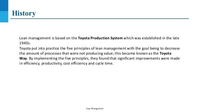 Lean management | PPTX
