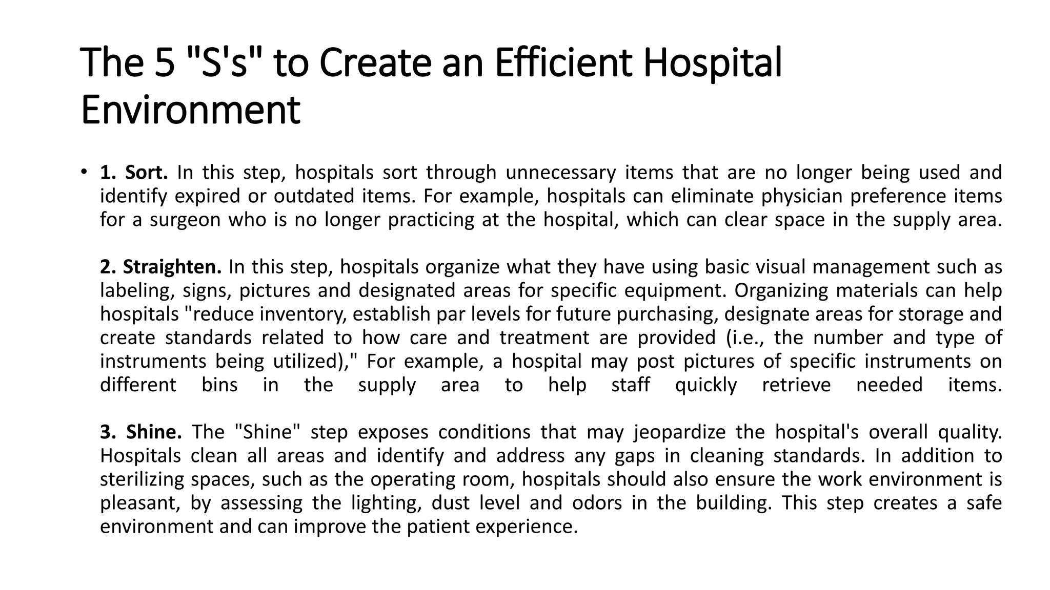 Lean management in healthcare | PPTX