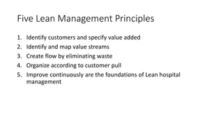Lean management in healthcare | PPTX