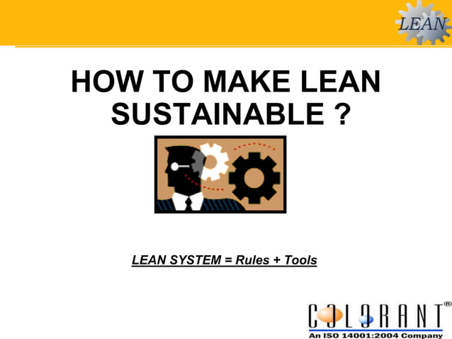 Lean management in textile processing | PPTX