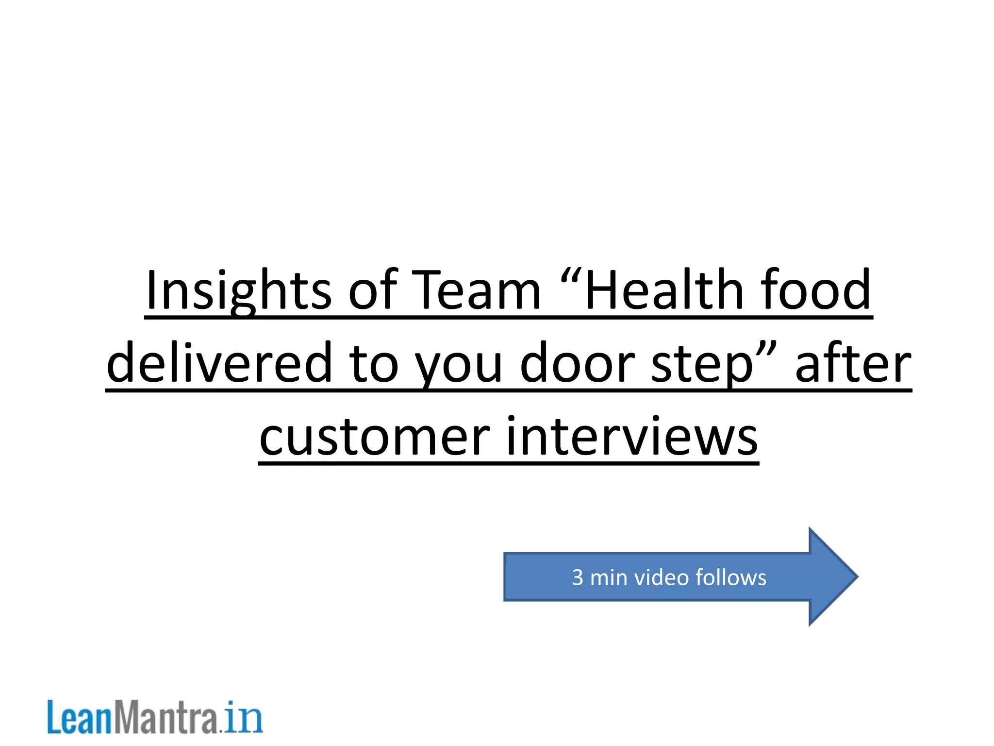 LeanMantra Workshop | PPT