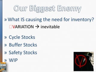 Lean manufacturing | PPTX | Logistics | Business