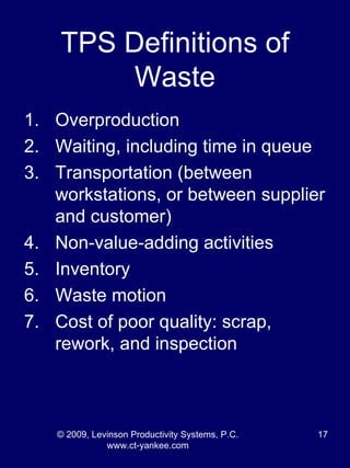 Lean manufacturing | PPT