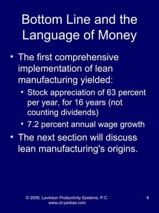 Lean manufacturing | PPT