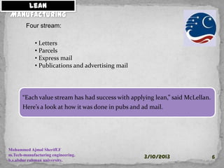 Lean manufacturing | PPTX | Manufacturing Industry | Industries