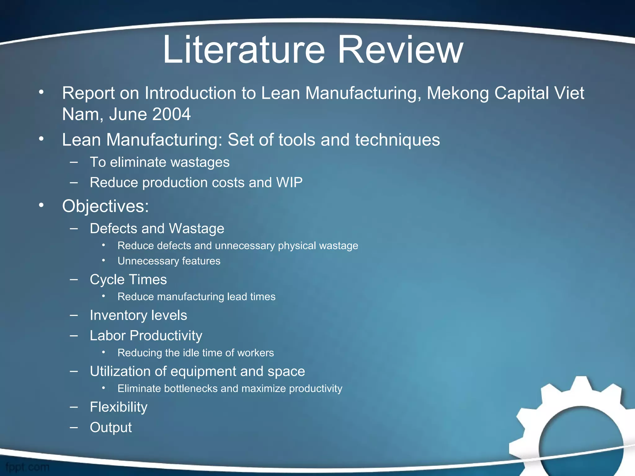 Lean manufacturing | PPT