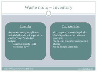 Lean manufacturing | PPTX