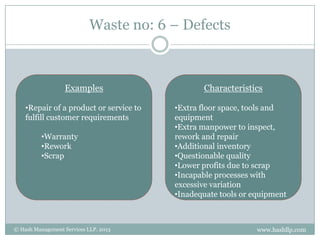 Lean manufacturing | PPTX