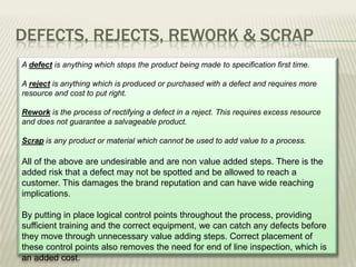 Lean manufacturing basics | PPTX