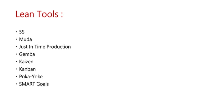 Lean manufacturing [History & Types ] | PPTX | Manufacturing Industry ...