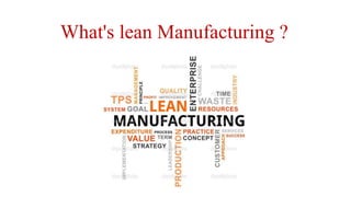 Lean manufacturing [History & Types ] | PPTX