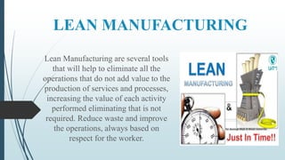 Lean manufacturing | PPTX
